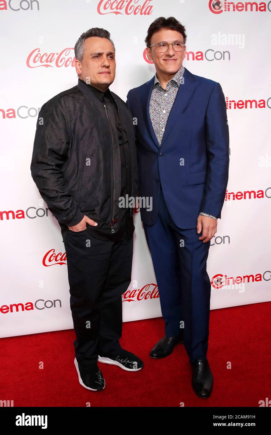 LAS VEGAS - APR 4: Joe Russo, Anthony Russo at the 2019 CinemaCon Big ...