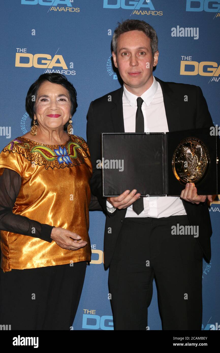 LOS ANGELES - FEB 2: Dolores Huerta, Tim Wardle at the 2019 Directors ...