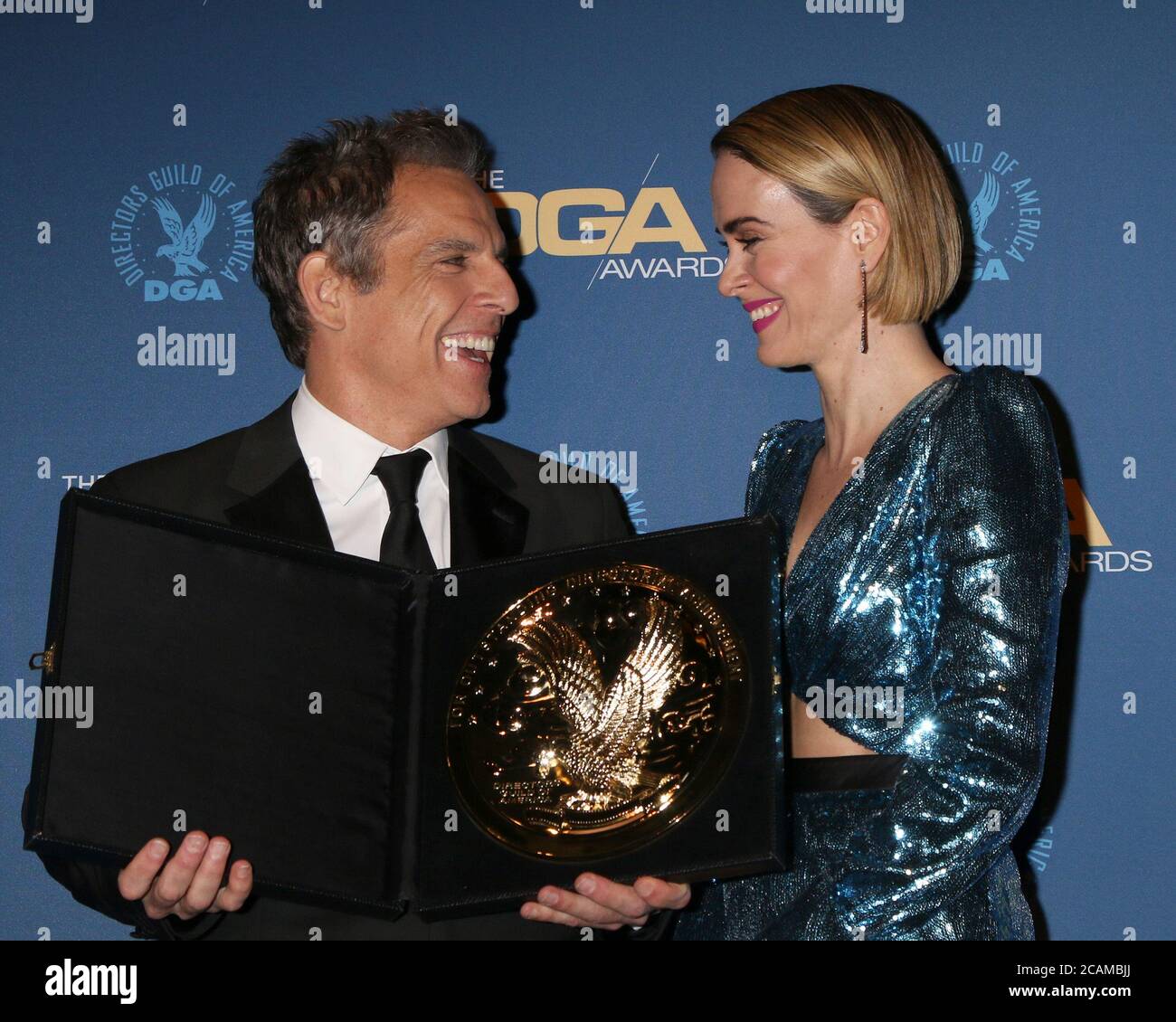 LOS ANGELES - FEB 2: Ben Stiller, Sarah Paulson at the 2019 Directors ...