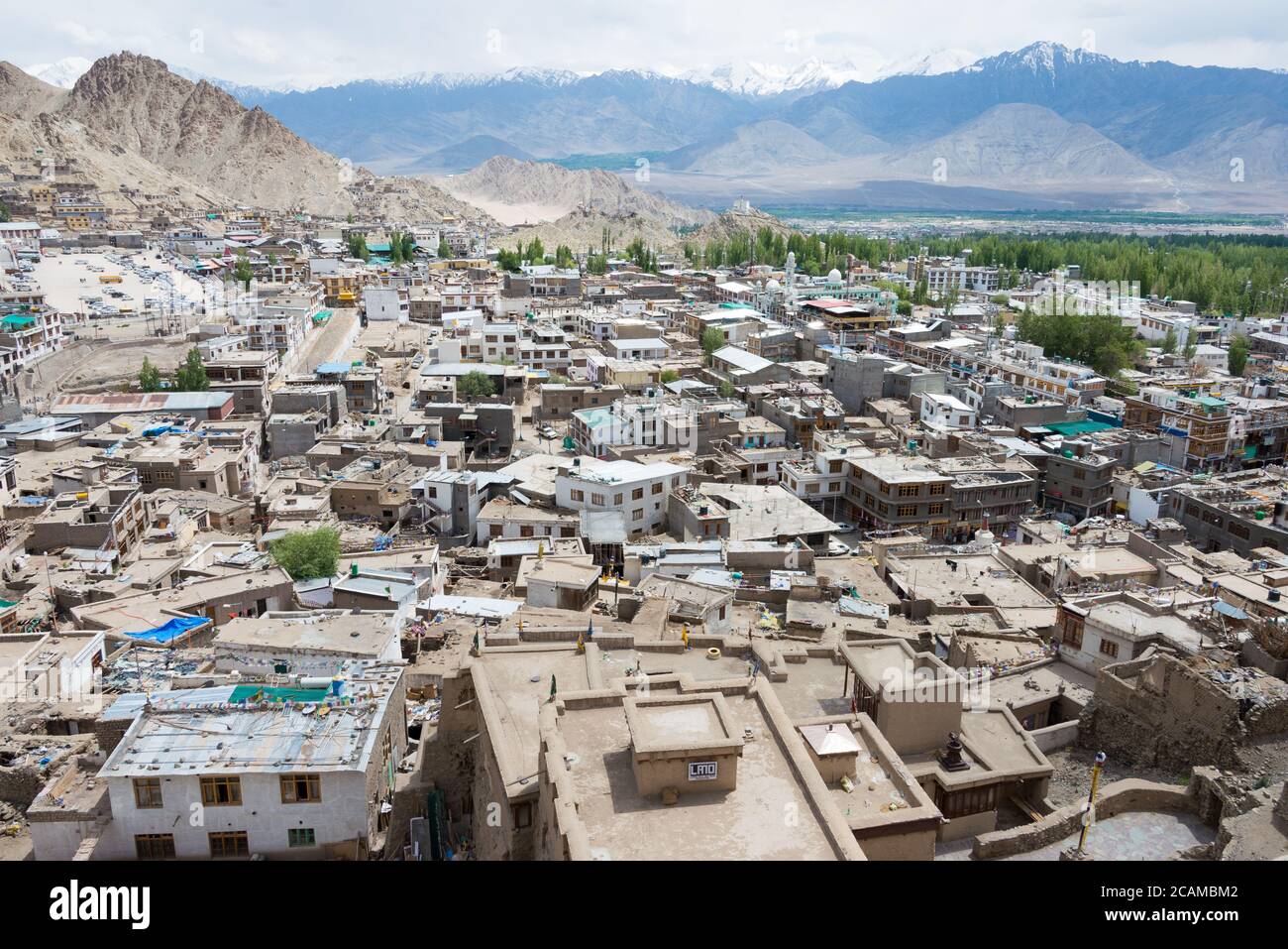 Ladakh, India - Beautiful scenic view from Leh Palace in Leh, Ladakh ...