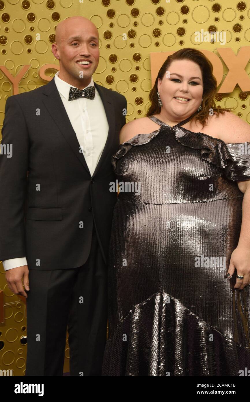 LOS ANGELES - SEP 22: Donnie Berry, Chrissy Metz at the Primetime Emmy ...