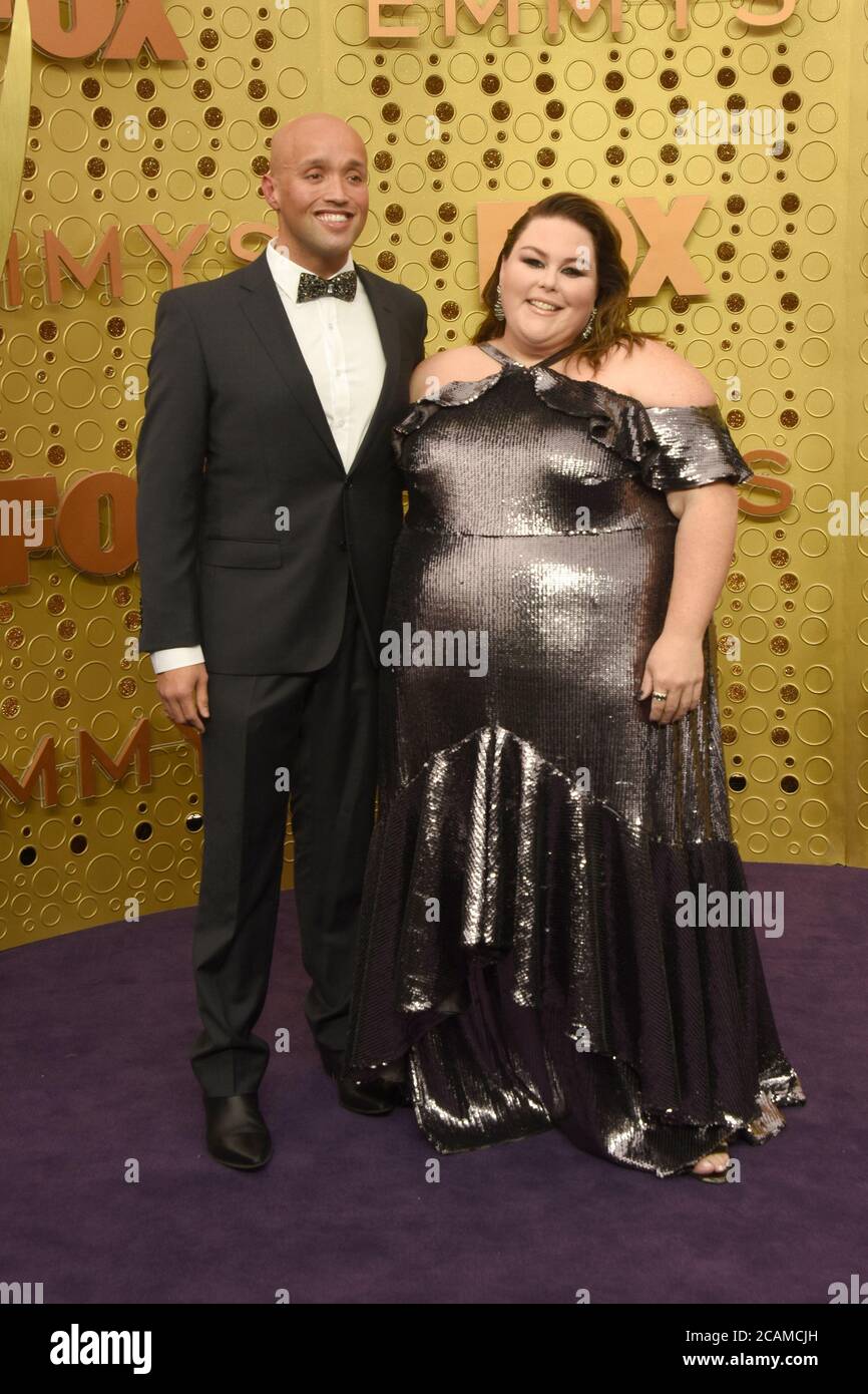 LOS ANGELES - SEP 22: Donnie Berry, Chrissy Metz at the Primetime Emmy ...