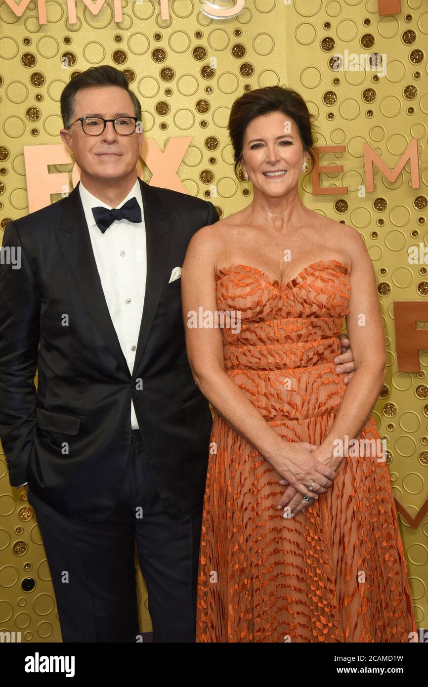 LOS ANGELES - SEP 22: Stephen COlbert, Evie Colbert at the Primetime ...