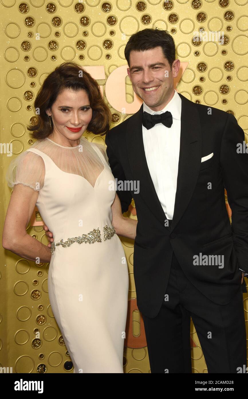 LOS ANGELES - SEP 22: Tess Sanchez, Max Greenfield at the Primetime ...