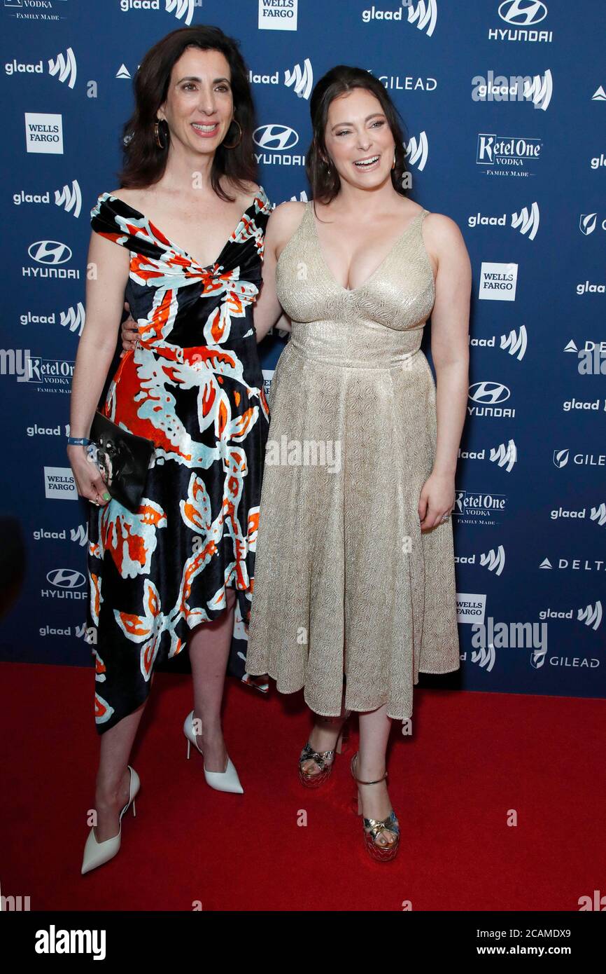 LOS ANGELES - MAR 28: Aline Brosh McKenna, Rachel Bloom at the 30th ...