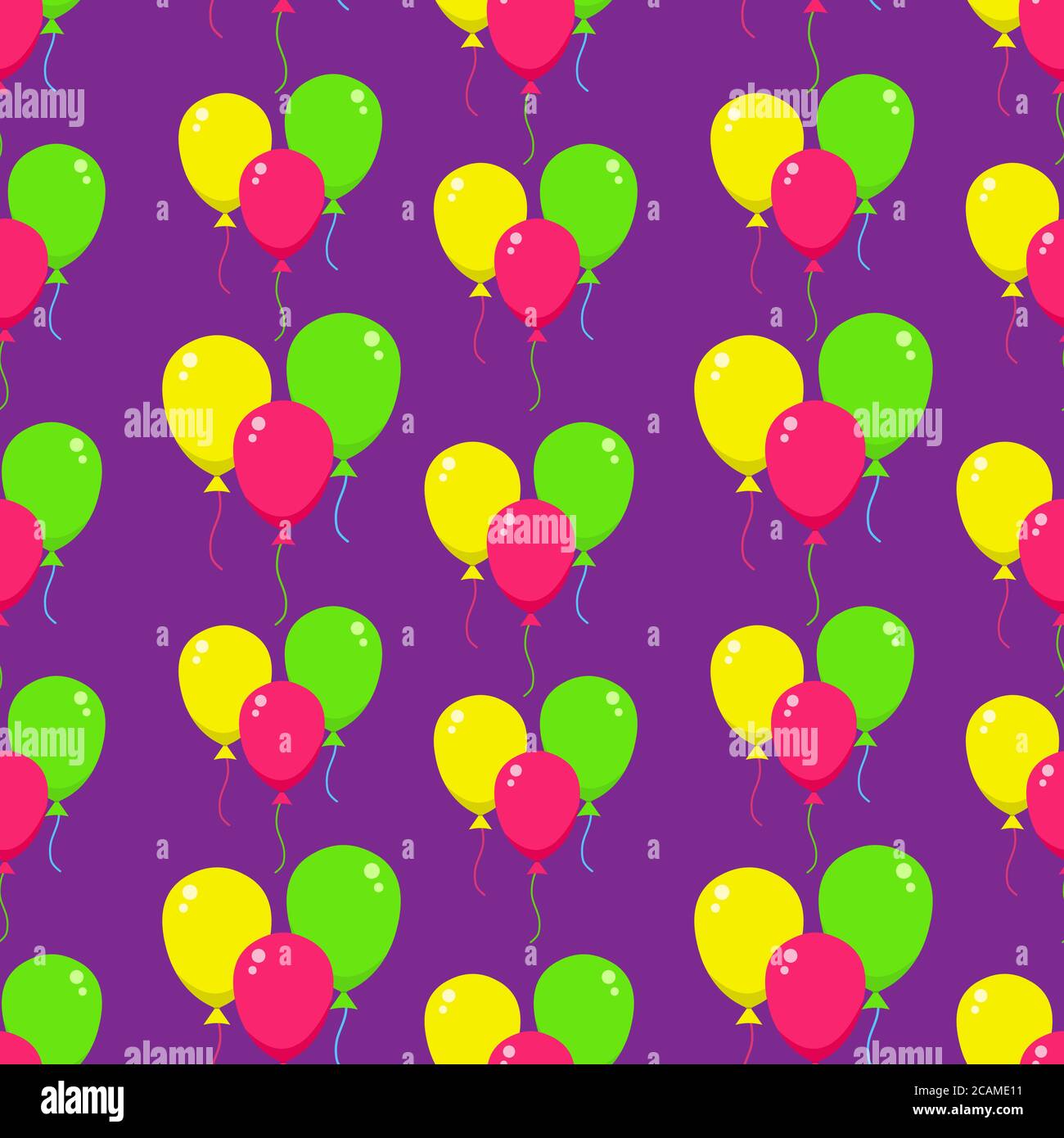 balloon seamless pattern vector illustration background Stock Vector ...