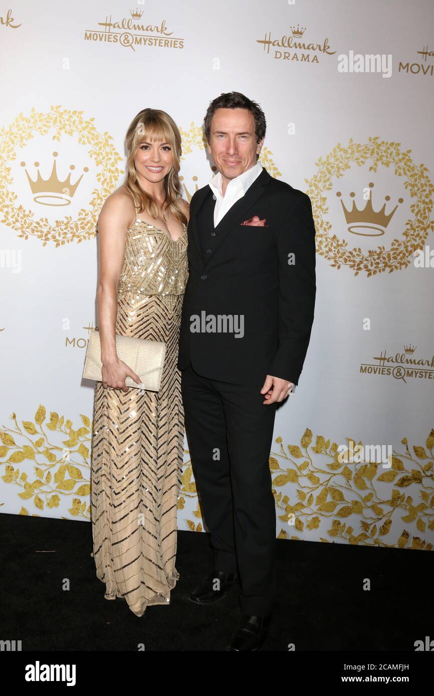 LOS ANGELES - FEB 9: Brooke Nevin, Michael Traynor at the Hallmark ...