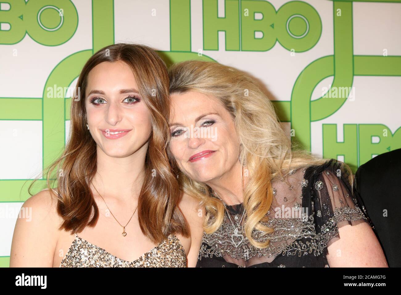 LOS ANGELES - JAN 6: Isabella Rickel, Nancy Davis at the 2019 HBO Post ...