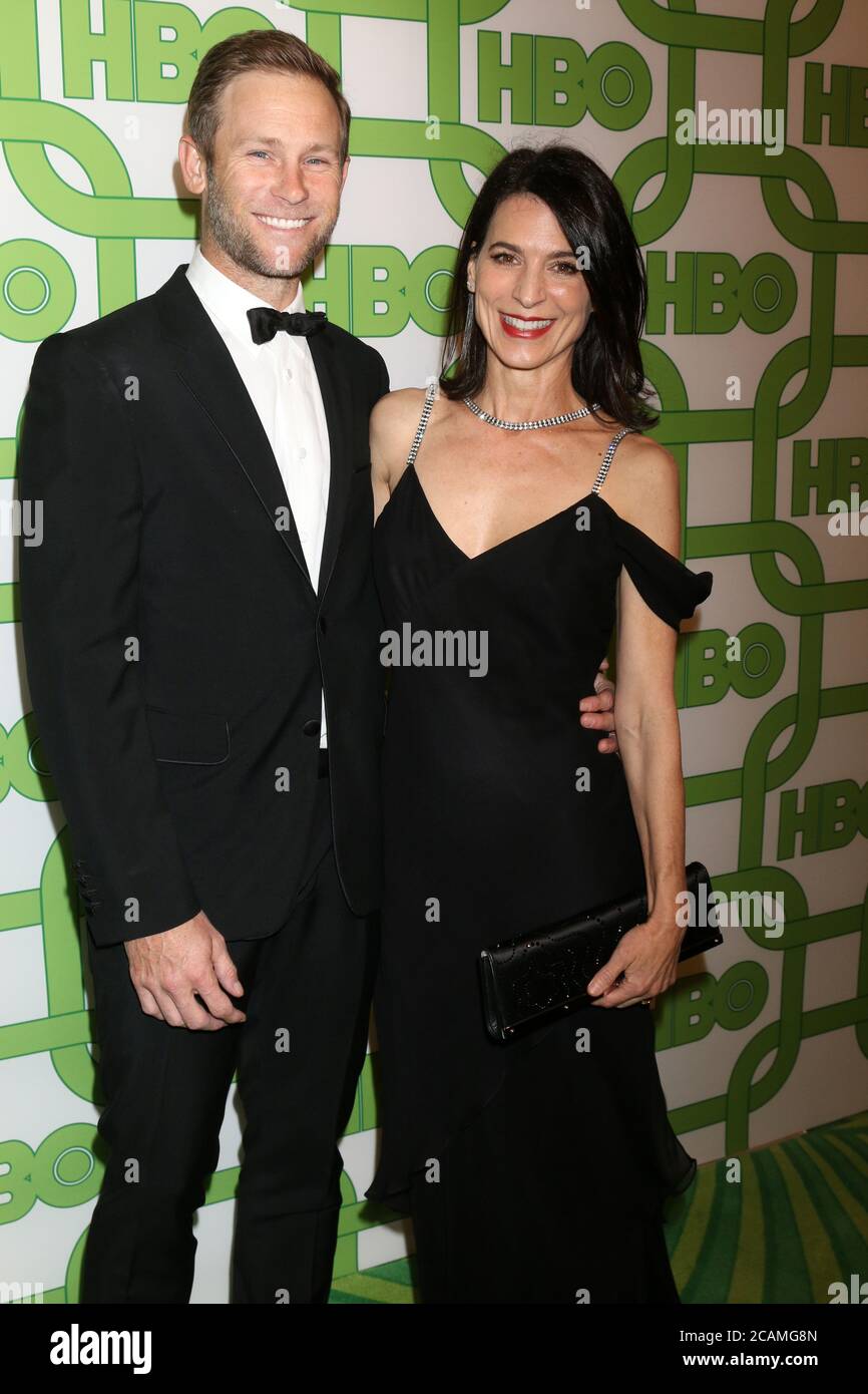 LOS ANGELES - JAN 6: Aaron Fox, Perrey Reeves at the 2019 HBO Post ...