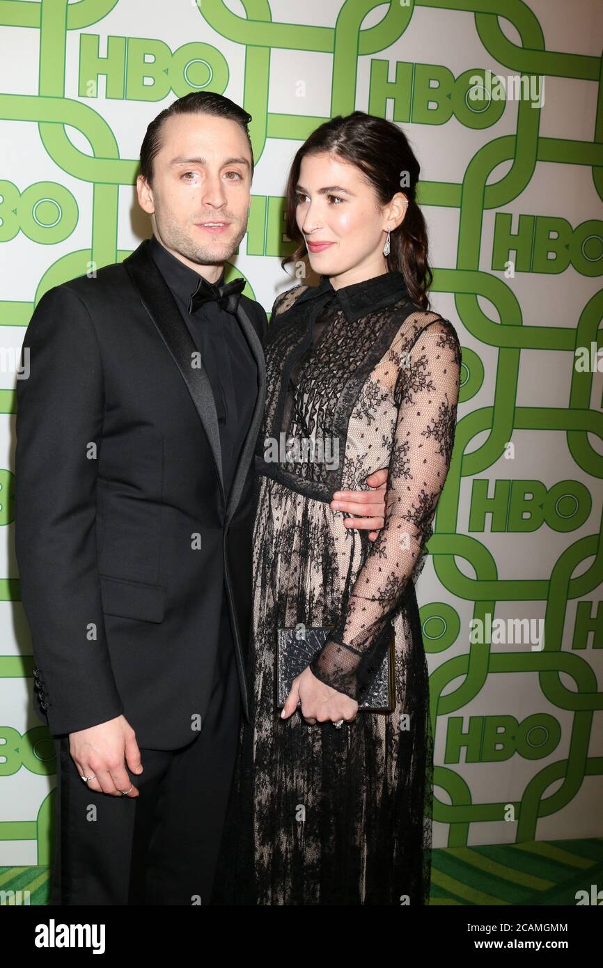 LOS ANGELES - JAN 6: Kieran Culkin, Jazz Charton at the 2019 HBO Post ...