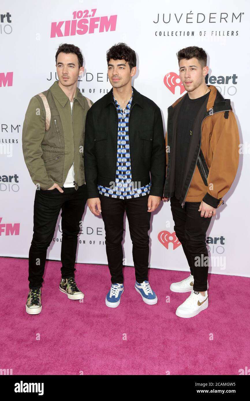LOS ANGELES - JUN 1: Jonas Brothers at the 2019 iHeartRadio Wango Tango ...