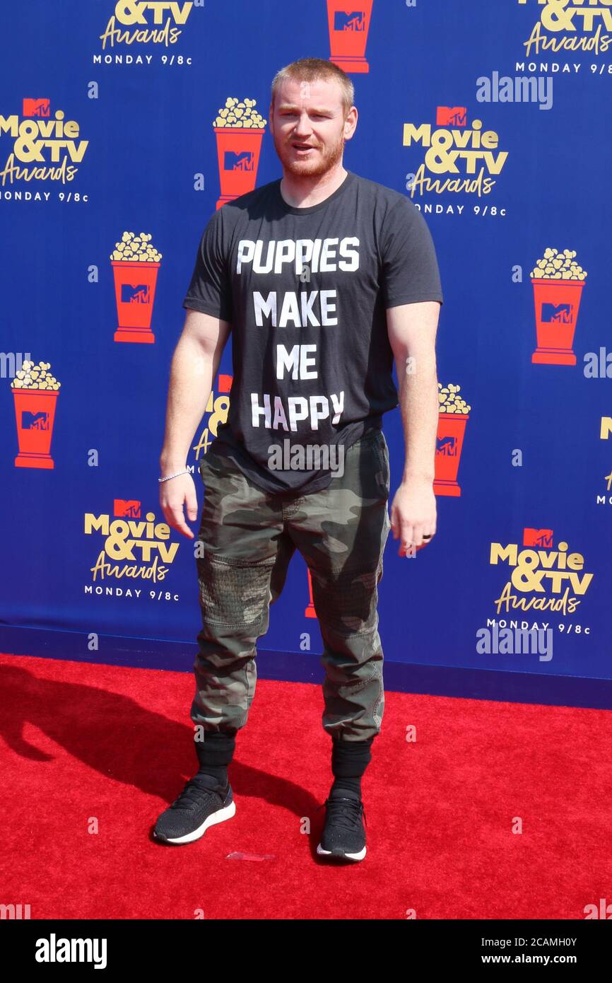 LOS ANGELES - JUN 15: Wes Bergmann at the 2019 MTV Movie & TV Awards at ...