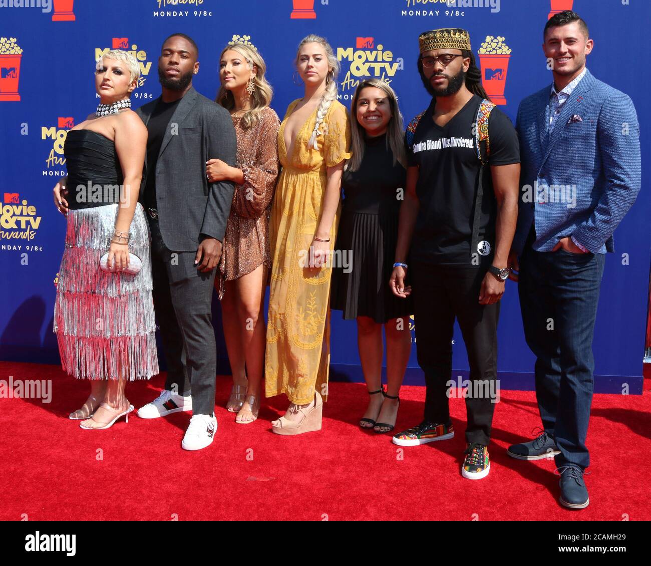 LOS ANGELES - JUN 15: The Real World 2019 Cast at the 2019 MTV Movie ...