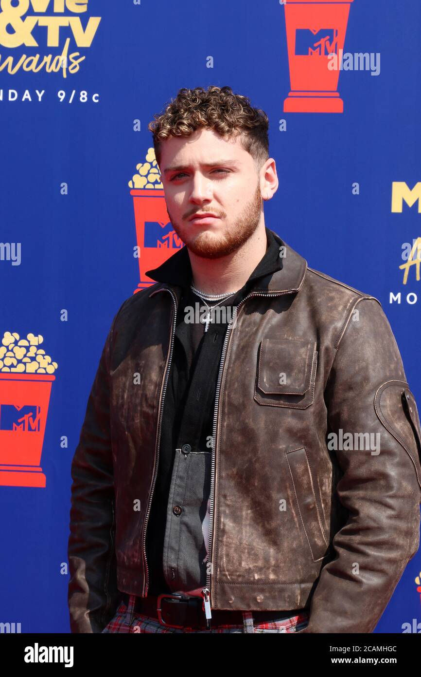 LOS ANGELES - JUN 15: Andrew Bazzi at the 2019 MTV Movie & TV Awards at ...