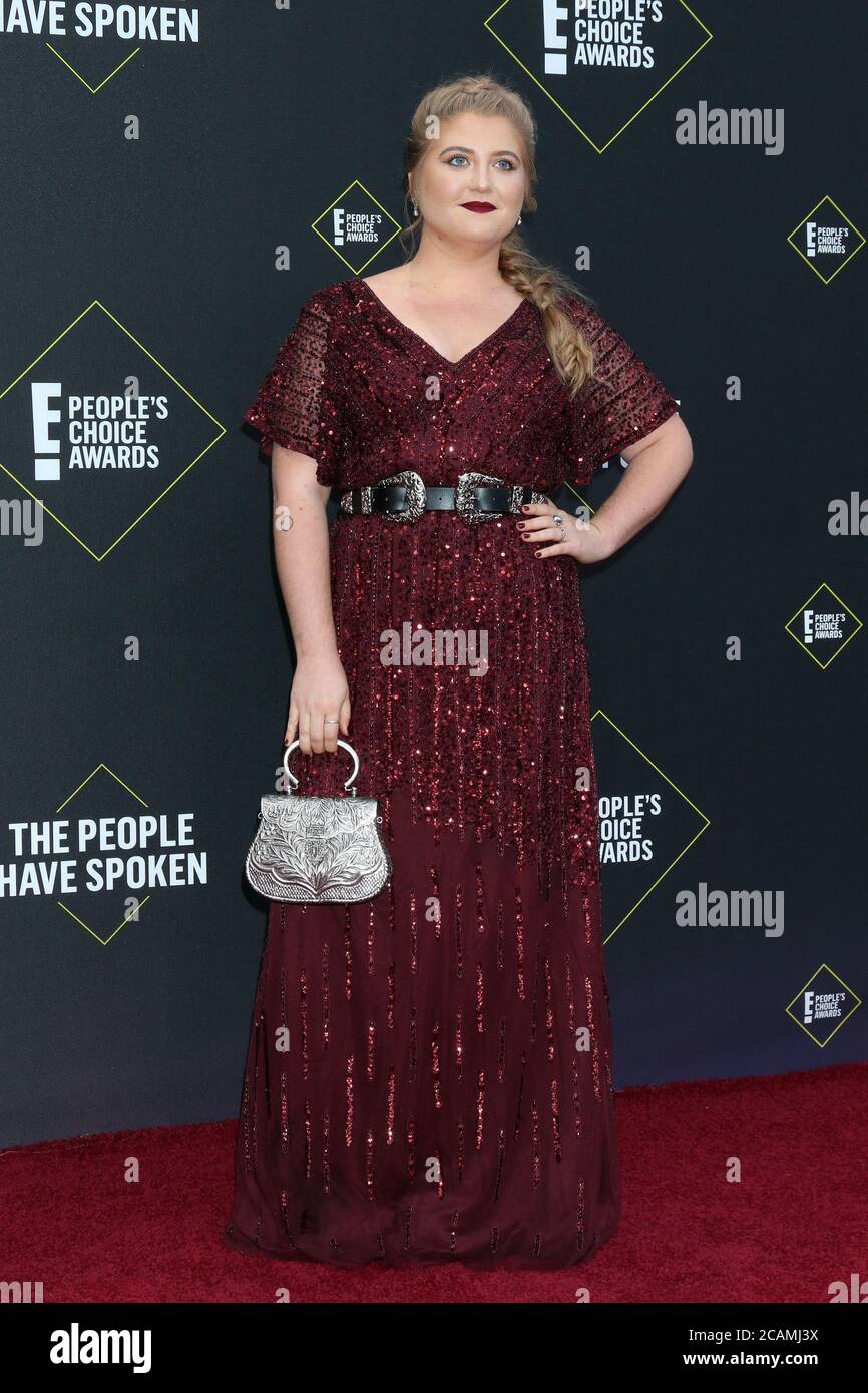 LOS ANGELES - NOV 10: Jaicy Elliot at the 2019 People's Choice Awards ...