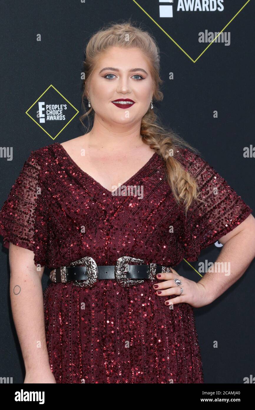 LOS ANGELES - NOV 10: Jaicy Elliot at the 2019 People's Choice Awards ...