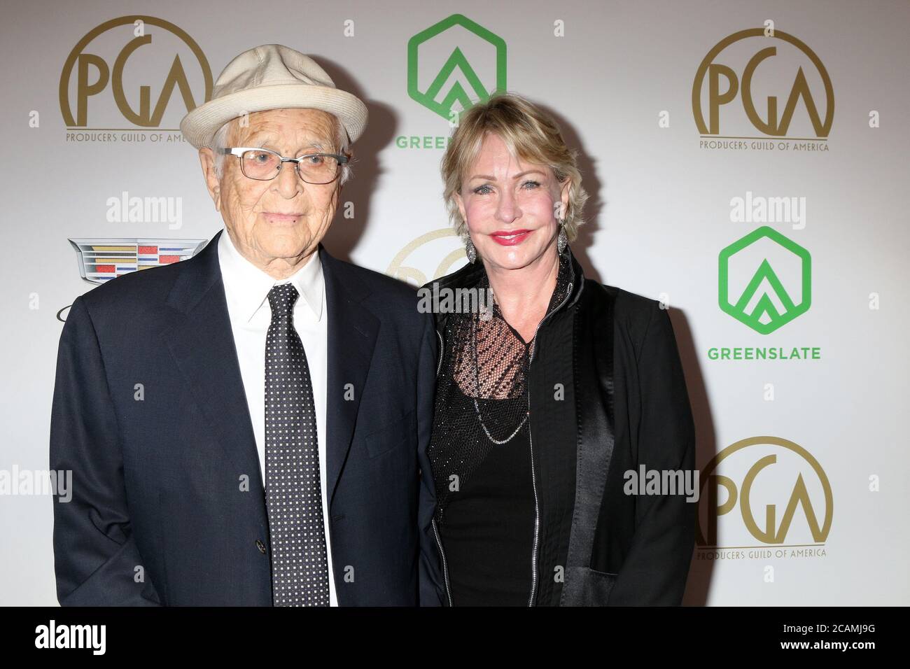 LOS ANGELES - JAN 19: Norman Lear, Lyn Lear at the 2019 Producers Guild ...