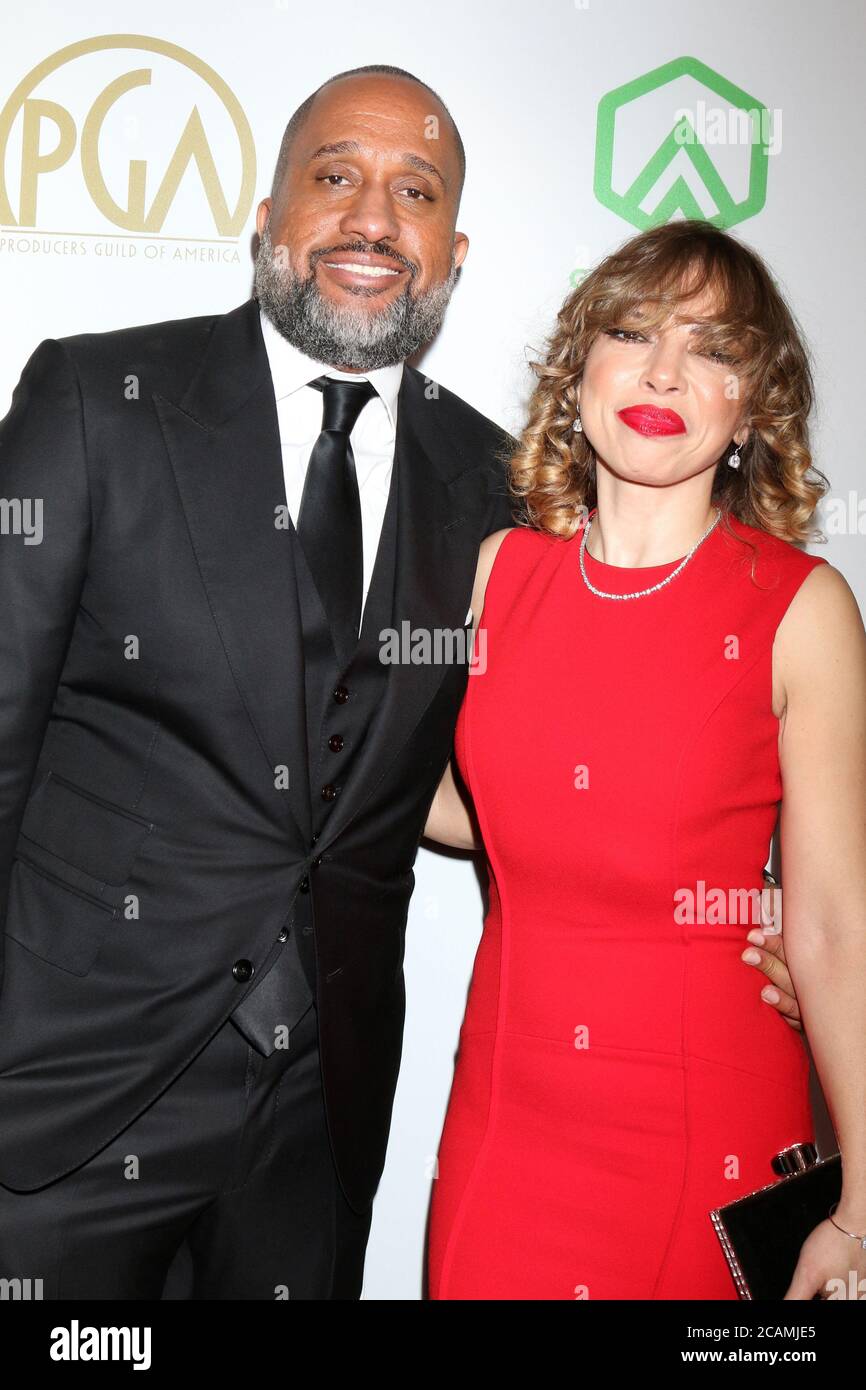 LOS ANGELES - JAN 19: Kenya Barris, Rainbow Edwards-Barris at the 2019 ...