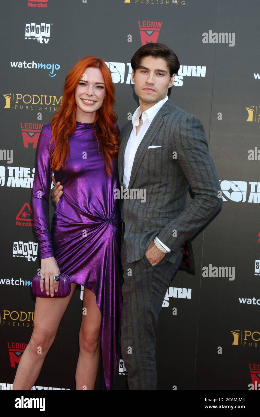 LOS ANGELES - SEP 13: Chloe Dykstra, Cameron Cuffe at the 2019 Saturn ...