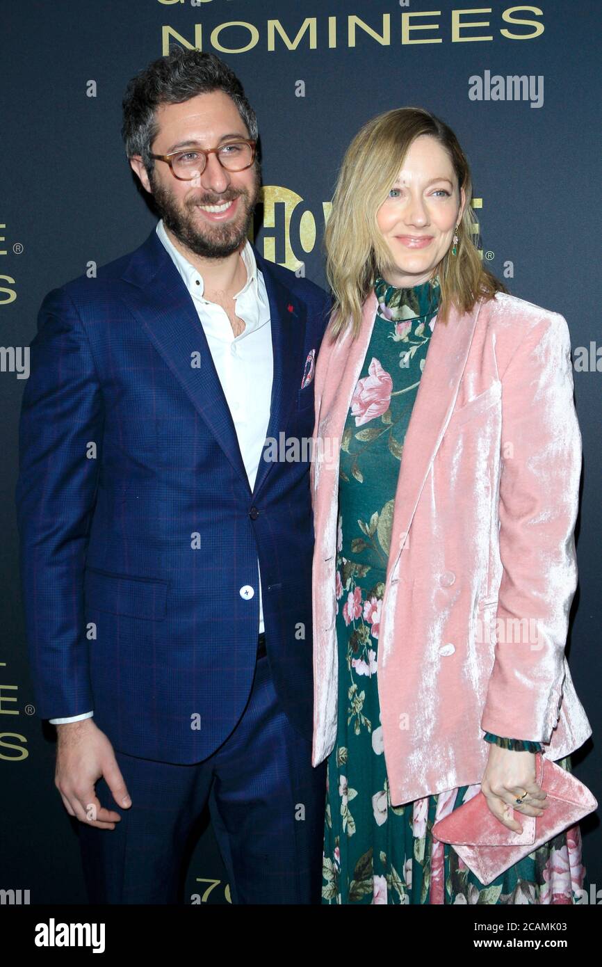 LOS ANGELES - JAN 5: Dave Holstein, Judy Greer at the Showtime Golden ...