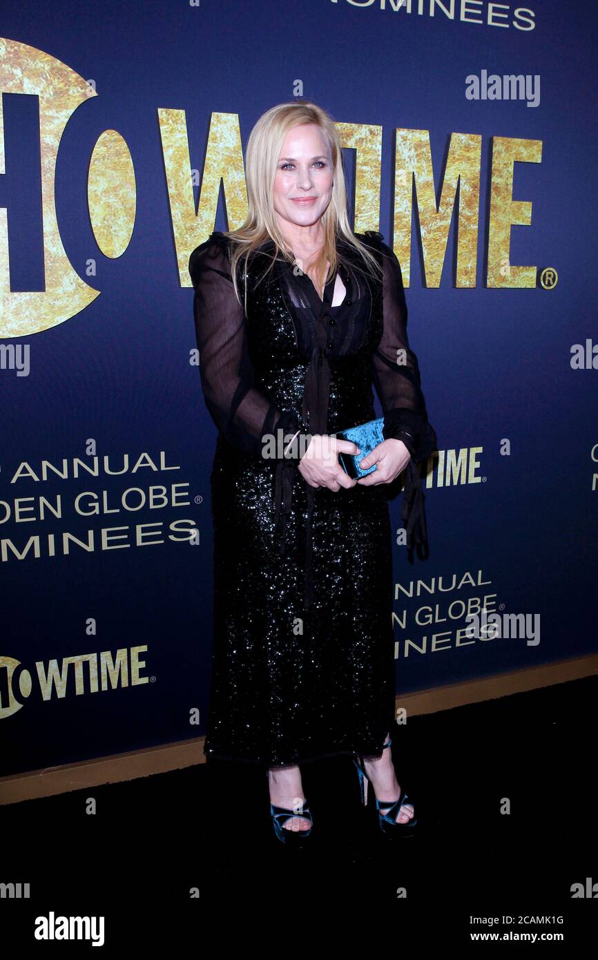 LOS ANGELES - JAN 5: Patricia Arquette at the Showtime Golden Globe ...