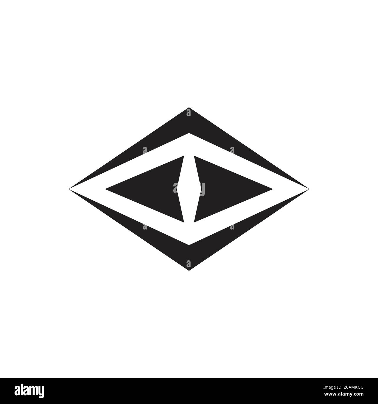 simple geometric arrows eye shape logo Stock Vector Image & Art - Alamy