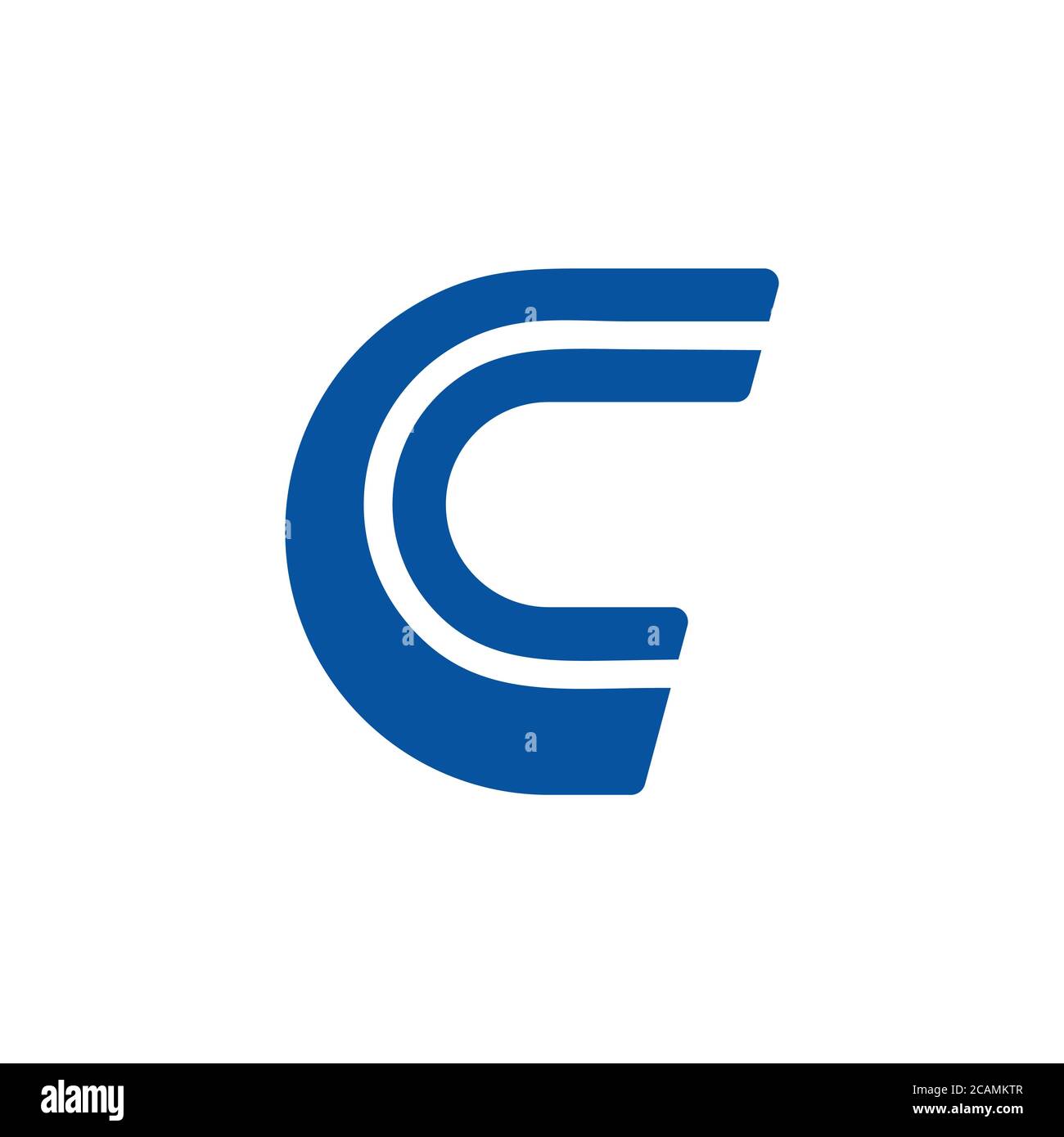 letter c stripes geometric line logo vector Stock Vector Image & Art ...