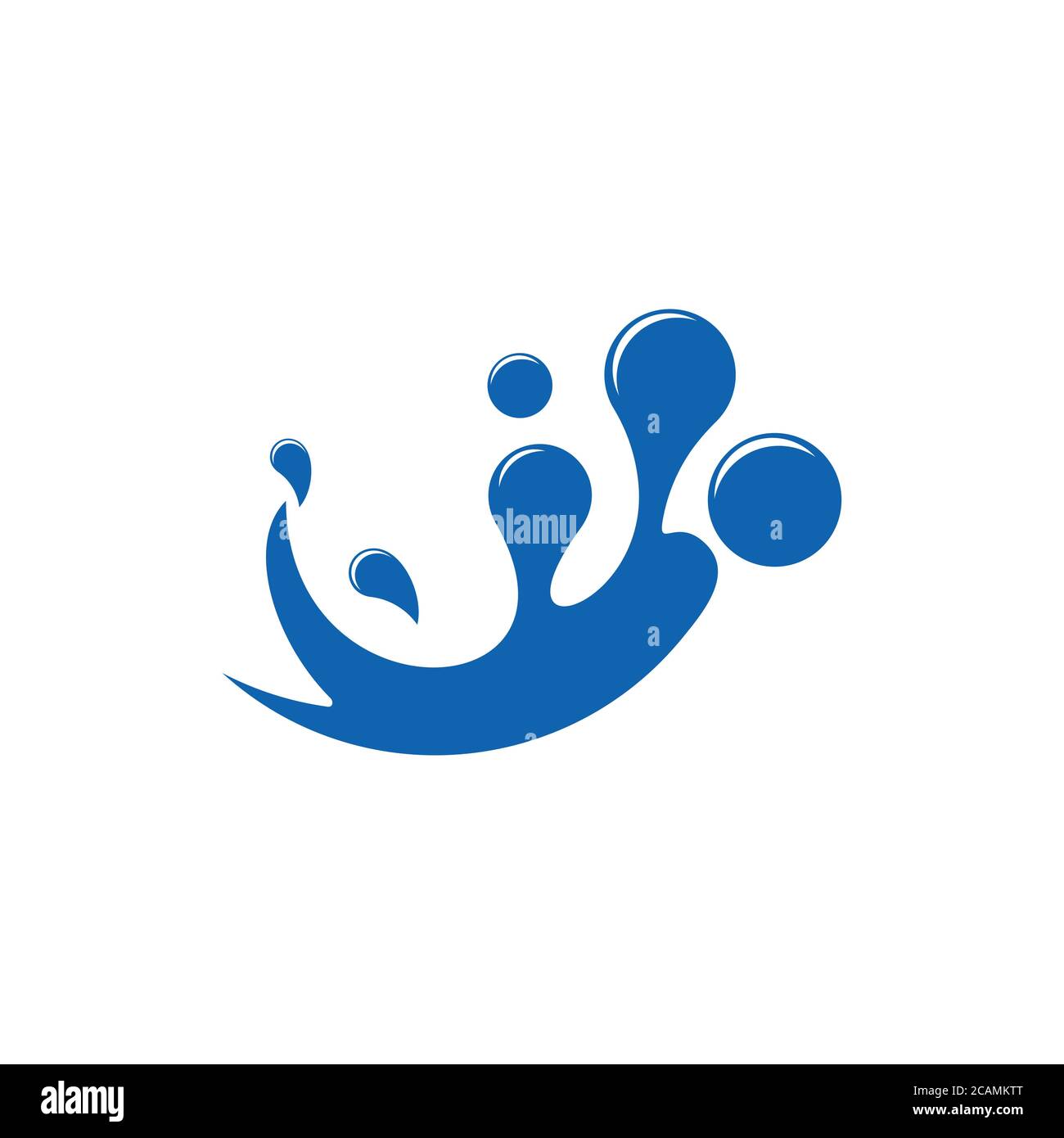 motion water splash symbol logo vector Stock Vector Image & Art - Alamy