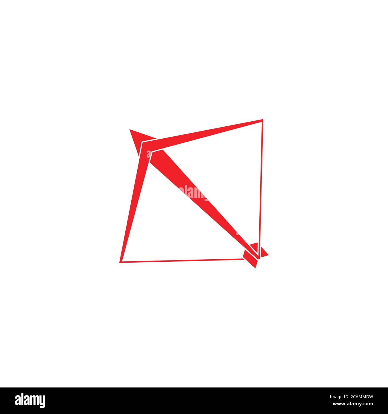 bow arrow simple design logo vector Stock Vector Image & Art - Alamy