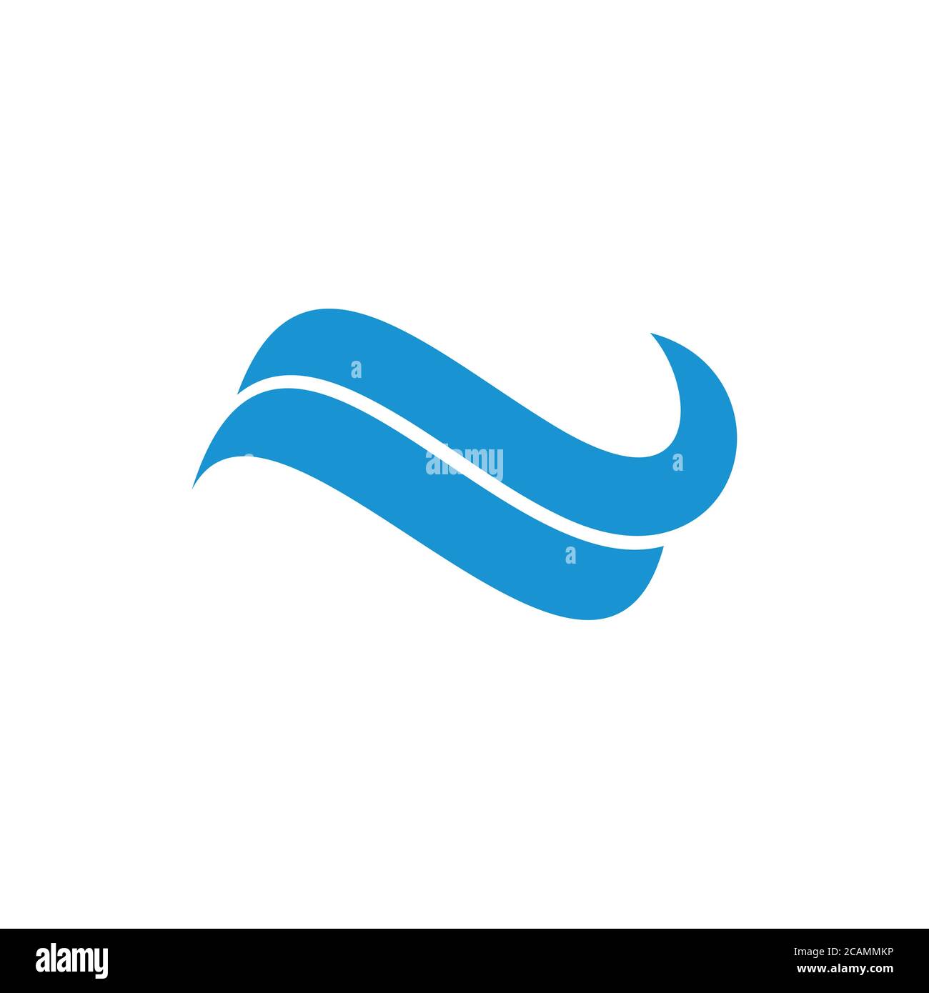 simple curves wavy stripes clear design vector Stock Vector Image & Art ...