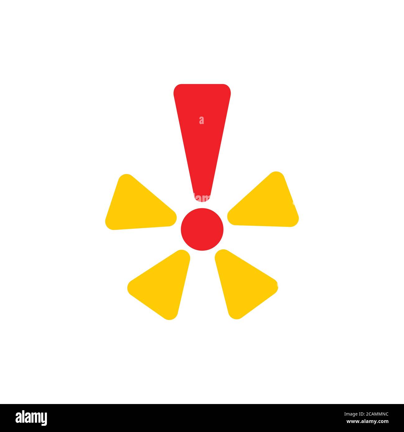 Light bulb exclamation mark icon hi-res stock photography and images ...