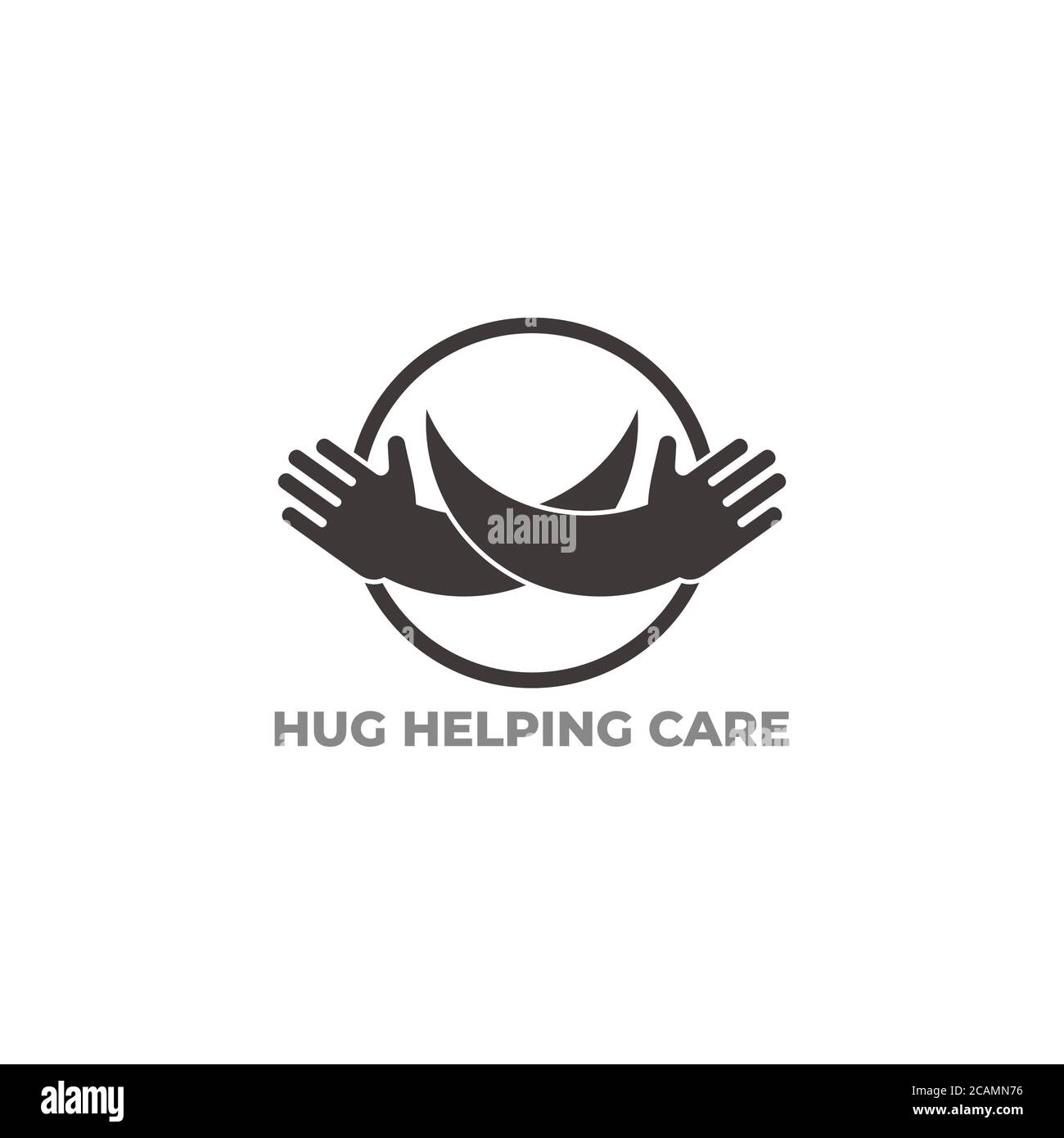 hug hand care motion design symbol vector Stock Vector Image & Art - Alamy