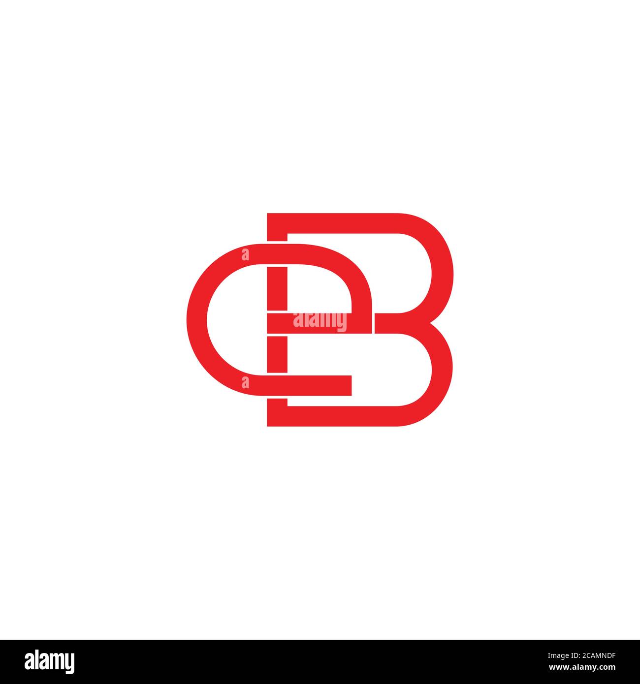 vector of letter be simple geometric line design fit for template ...