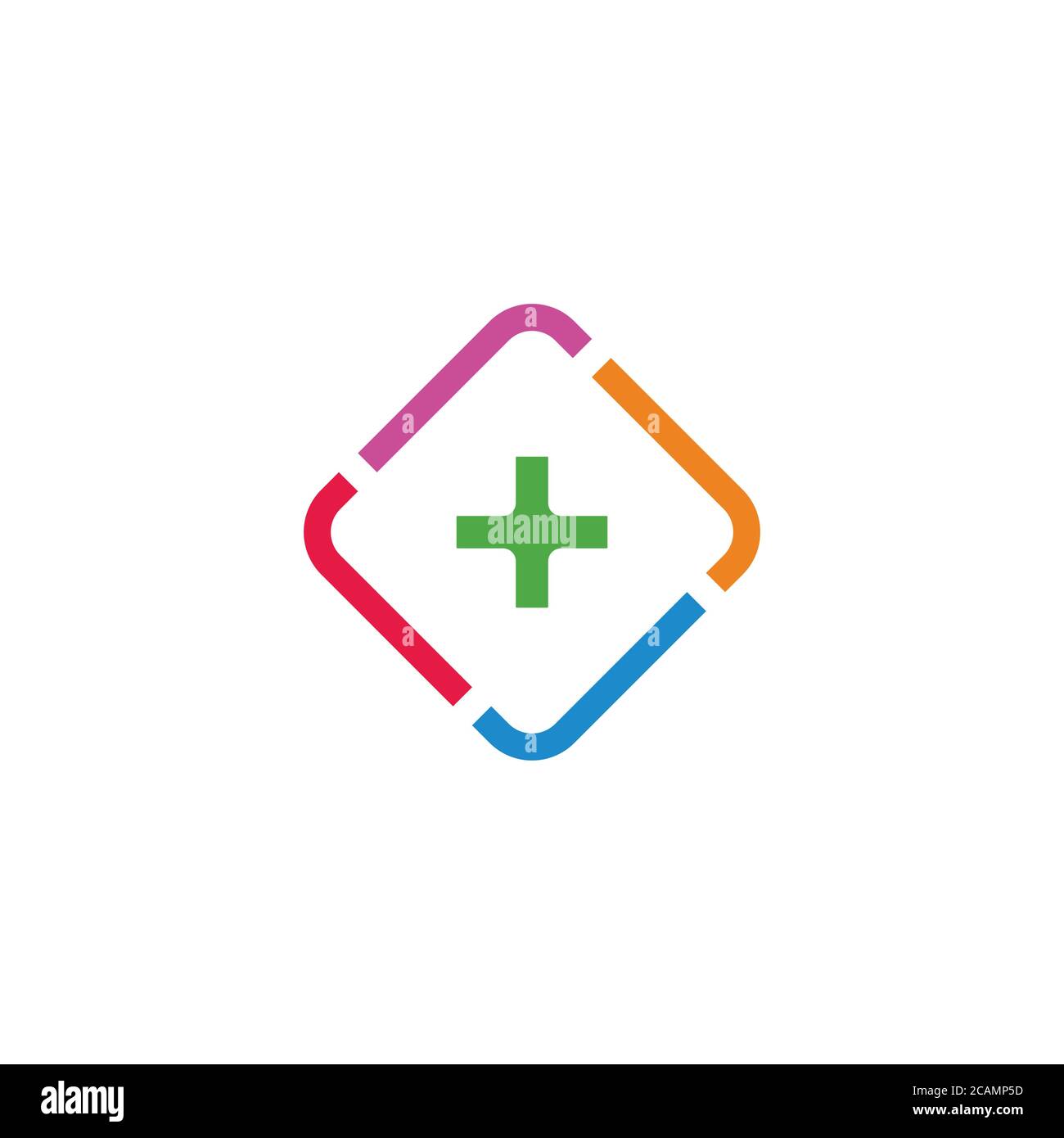 vector of medical treatment process symbol logo Stock Vector Image ...