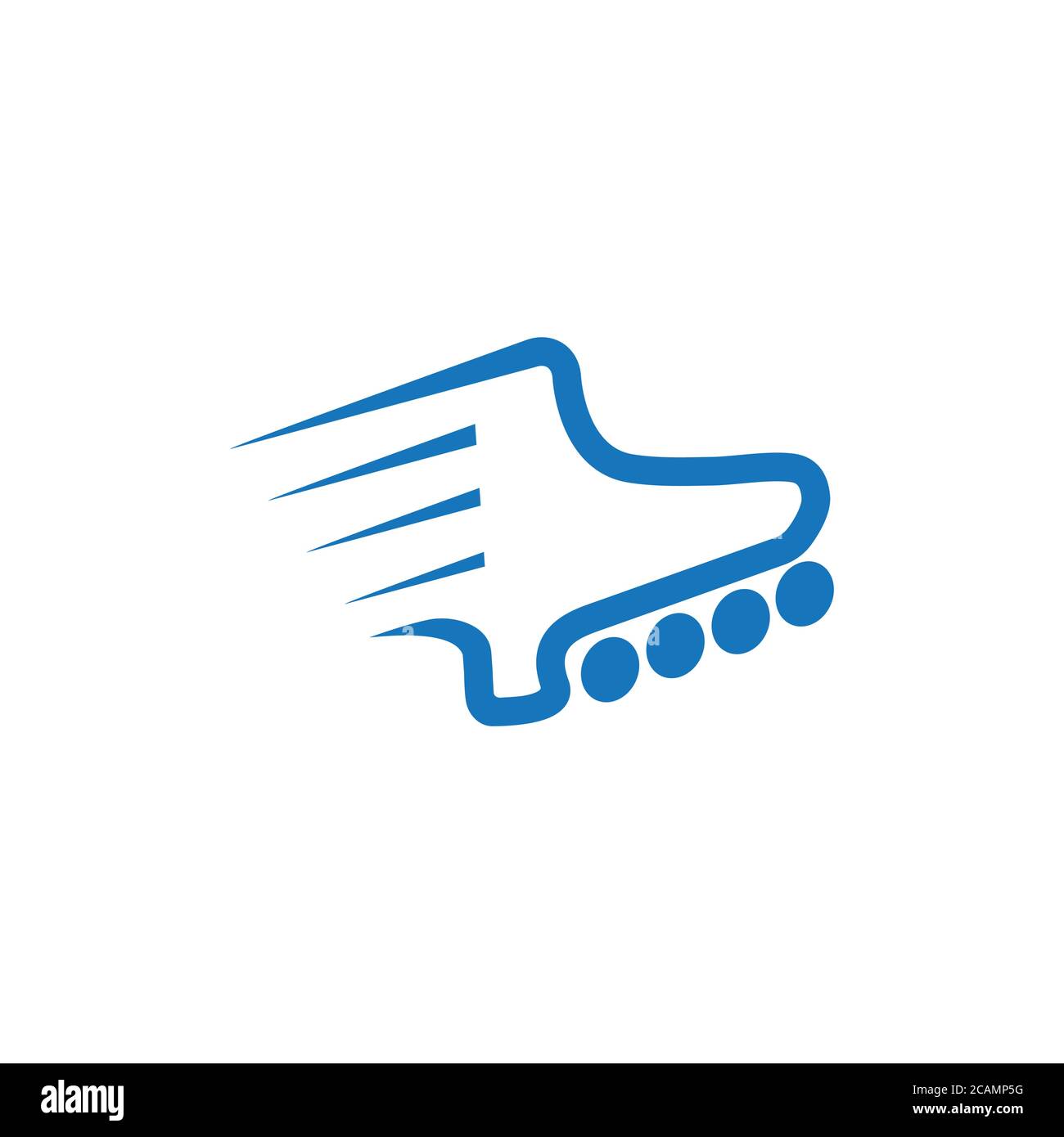 stripes fast inline skate line logo vector Stock Vector Image & Art - Alamy