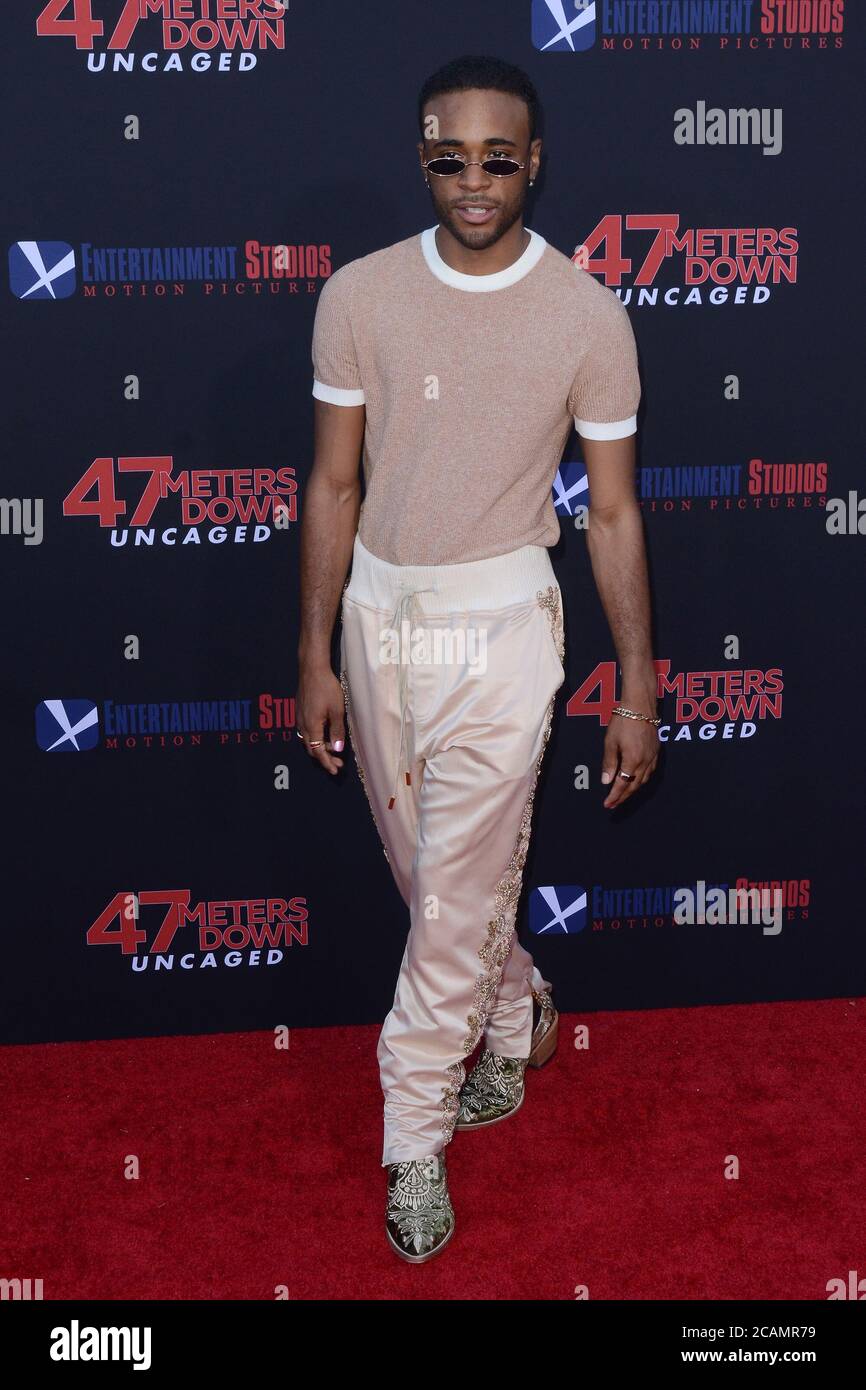 LOS ANGELES - AUG 13: Khylin Rhambo at the "47 Meters Down: Uncaged ...