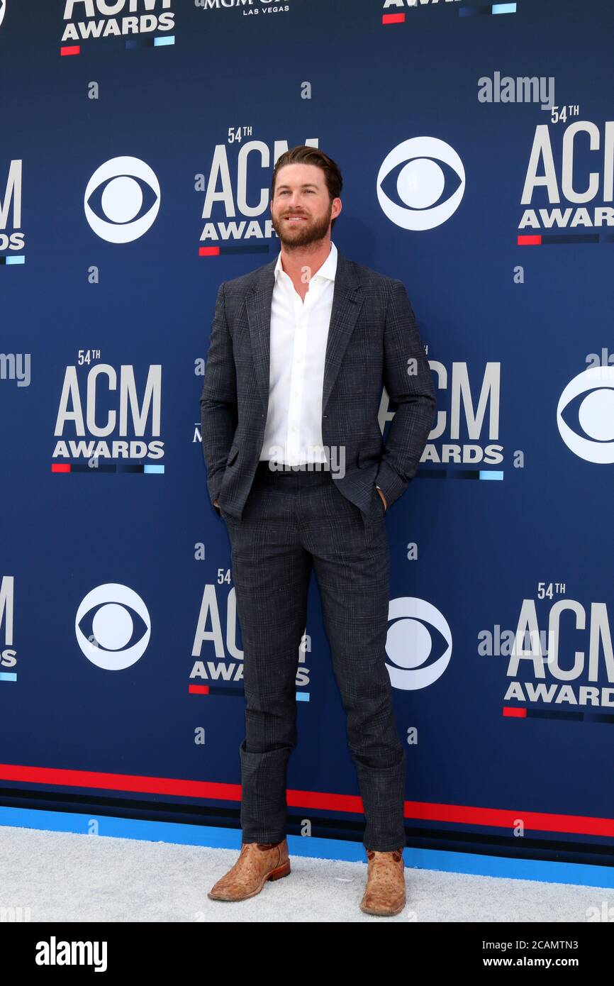 LAS VEGAS - APR 7: Riley Green at the 54th Academy of Country Music ...