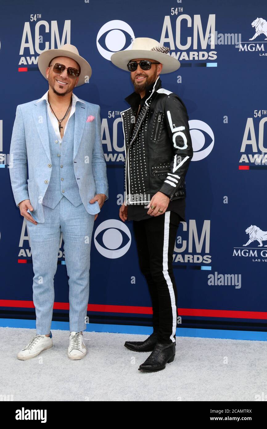 LAS VEGAS - APR 7: Chris Lucas, Preston Brust at the 54th Academy of ...