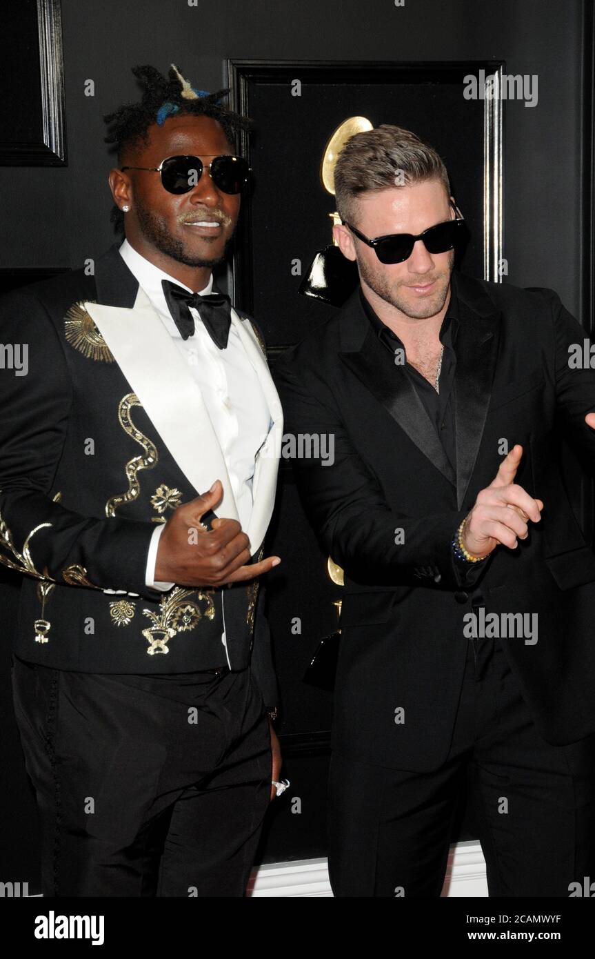 LOS ANGELES - FEB 10: Devin McCourty, Julian Edelman at the 61st Grammy ...