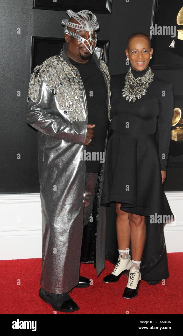 LOS ANGELES - FEB 10: George Clinton, Carlon Clinton at the 61st Grammy ...