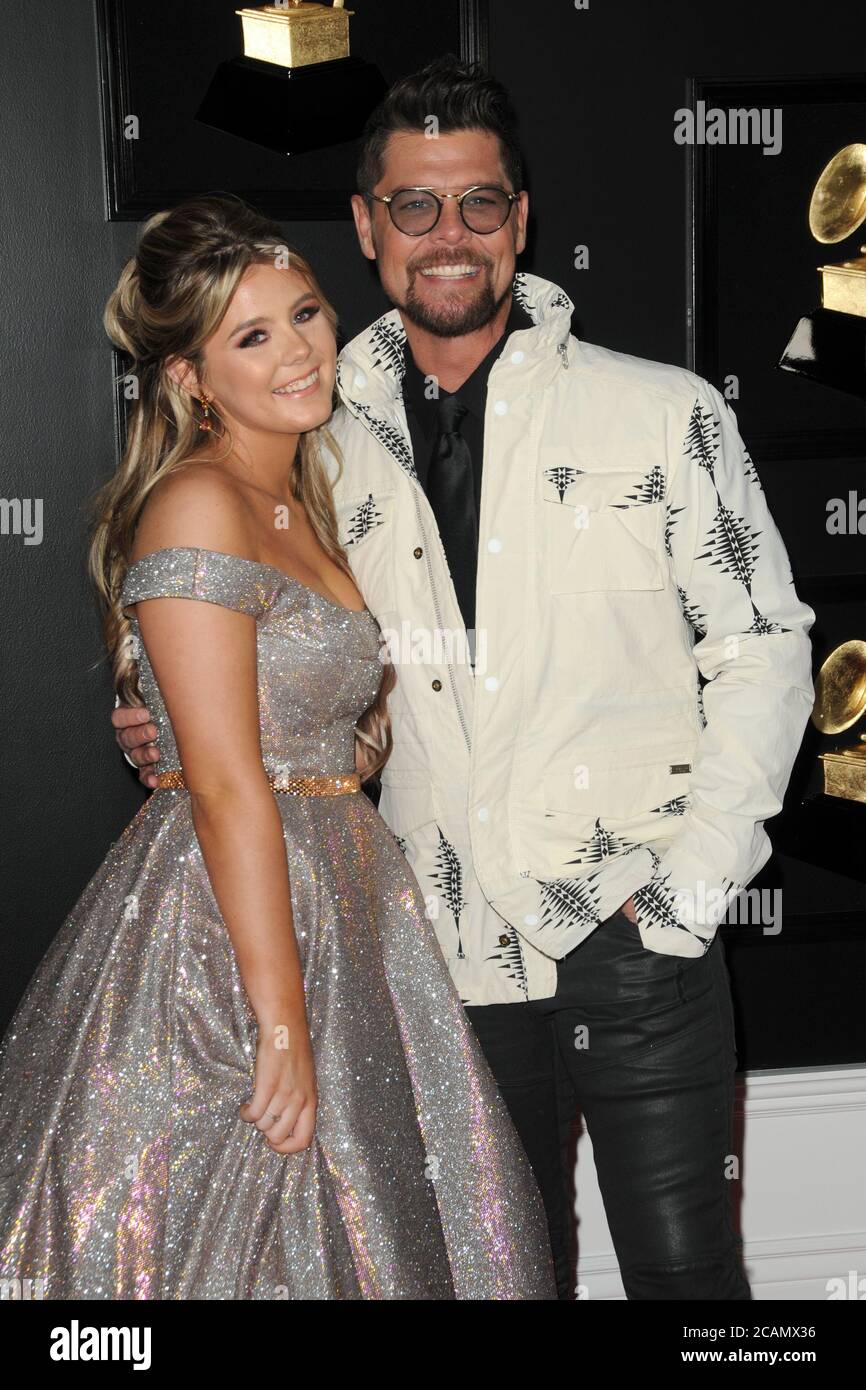 LOS ANGELES - FEB 10: Ashleigh Taylor Crabb, Jason Crabb at the 61st ...