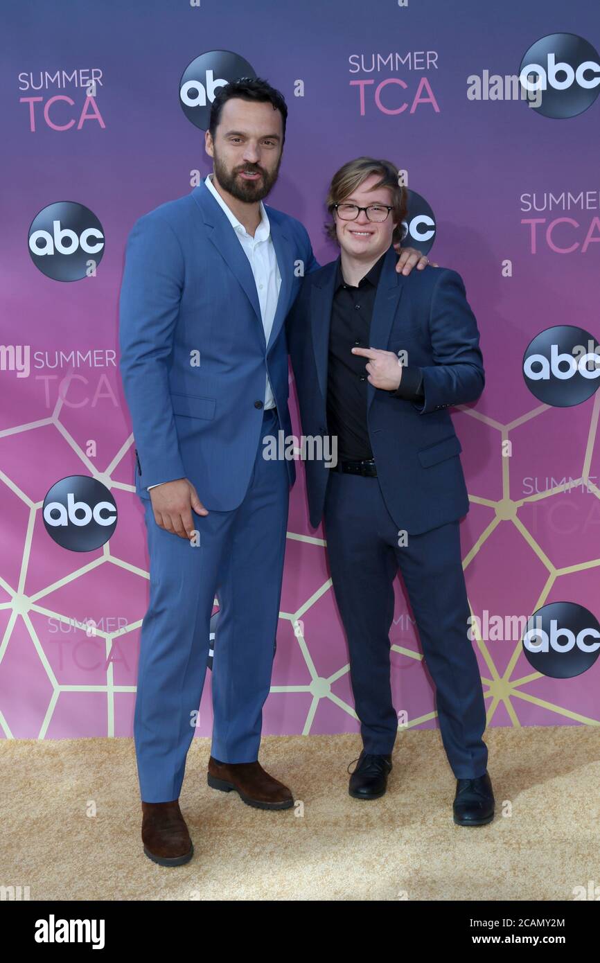 LOS ANGELES - AUG 15: Jake Johnson, Cole Sibus at the ABC Summer TCA ...