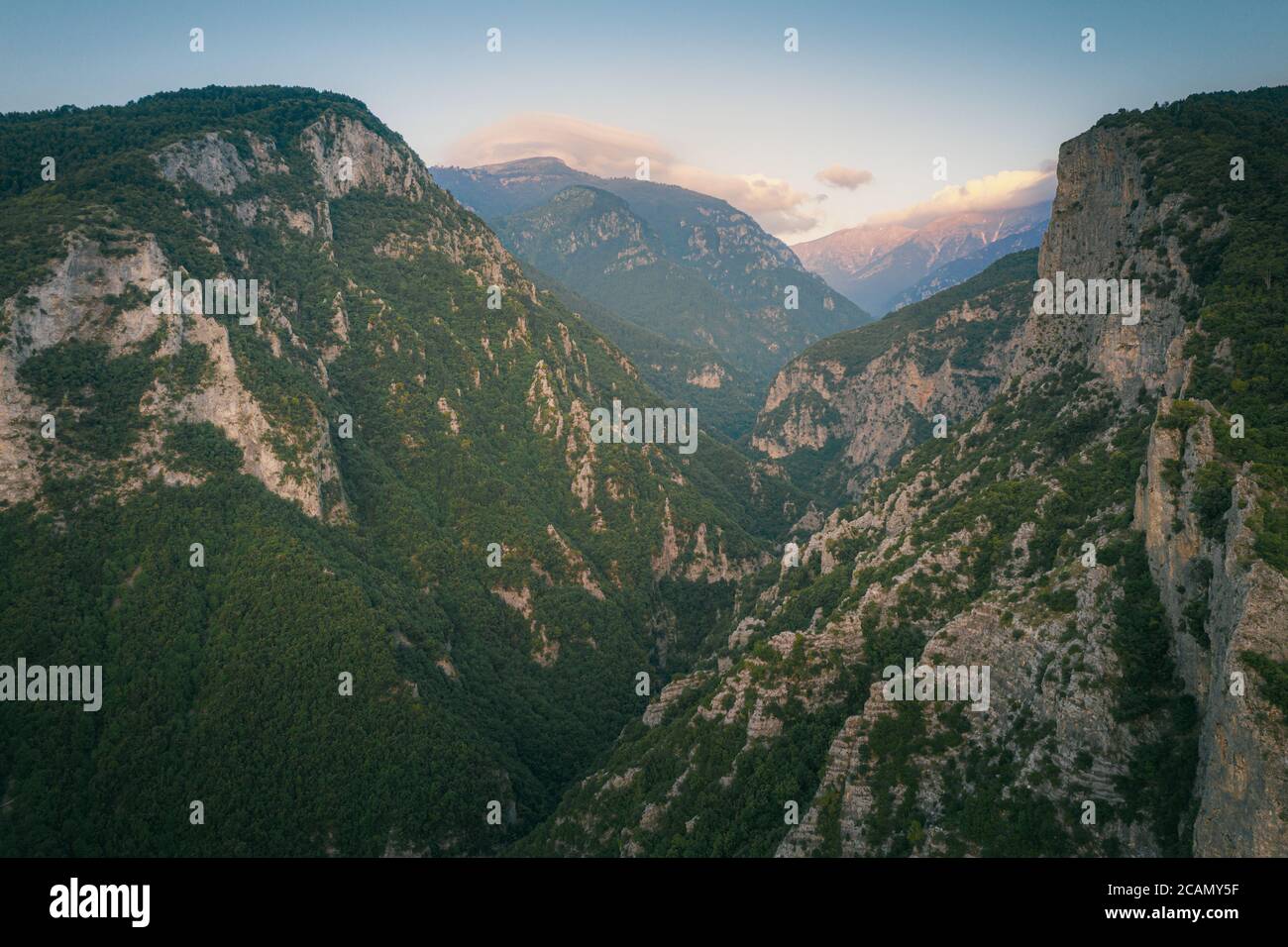 Enipeus Gorge at Mount Olympus National Park near Litochoro, Greece ...