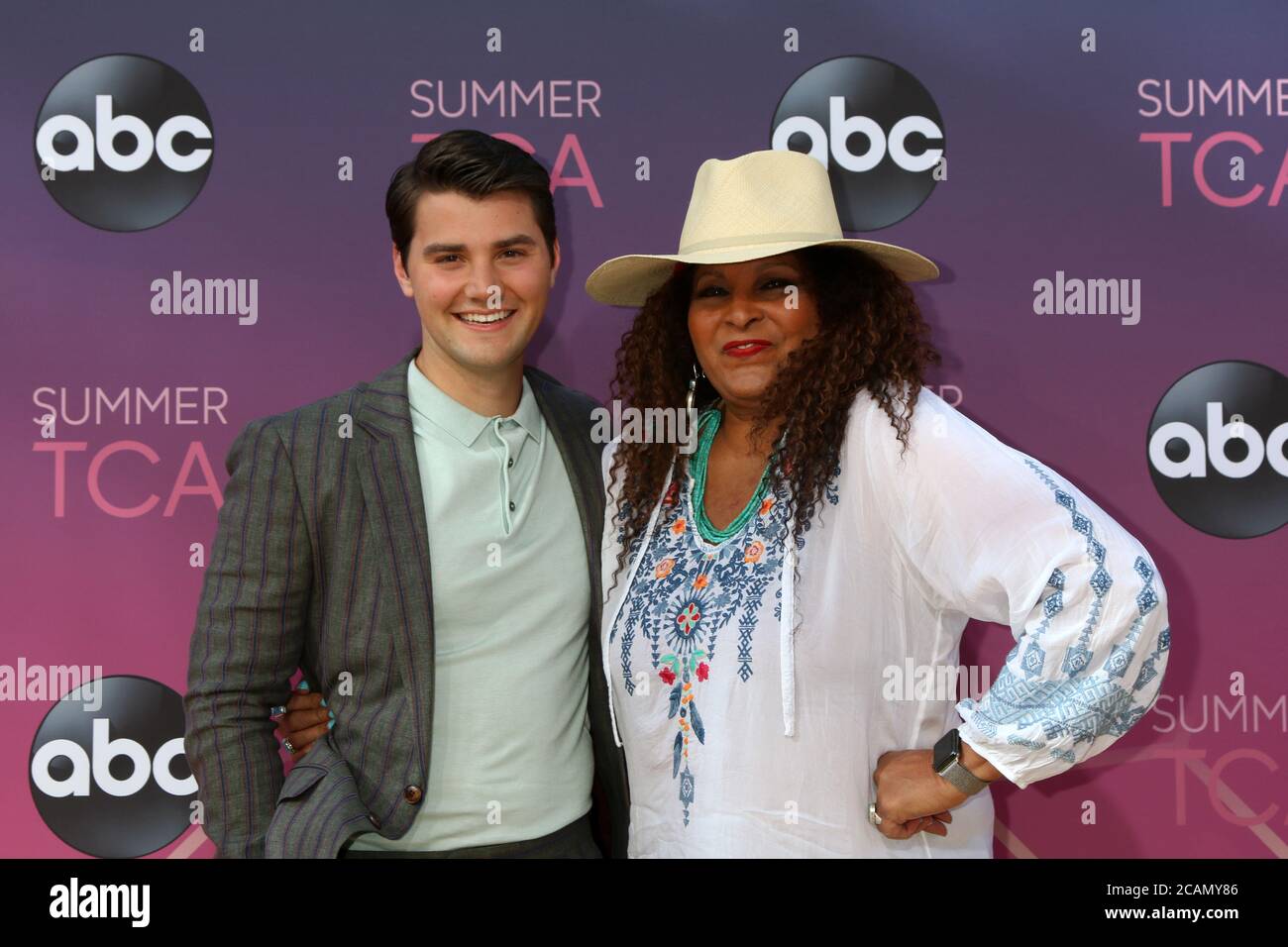 LOS ANGELES - AUG 15: JT Neal, Pam Grier at the ABC Summer TCA All-Star ...