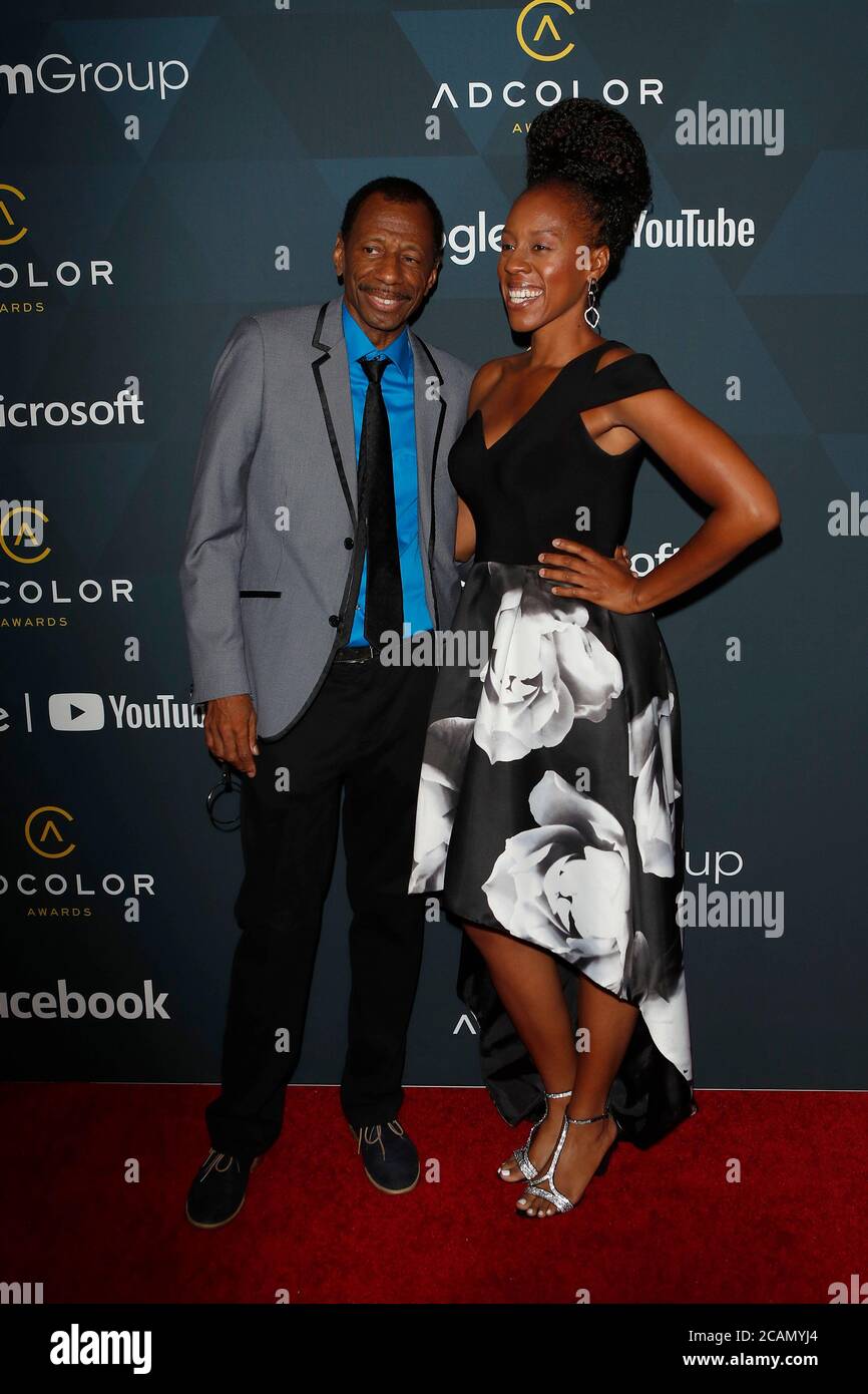 LOS ANGELES - SEP 8: CJ Jones, Storm Smith at the 13th Annual ADCOLOR ...