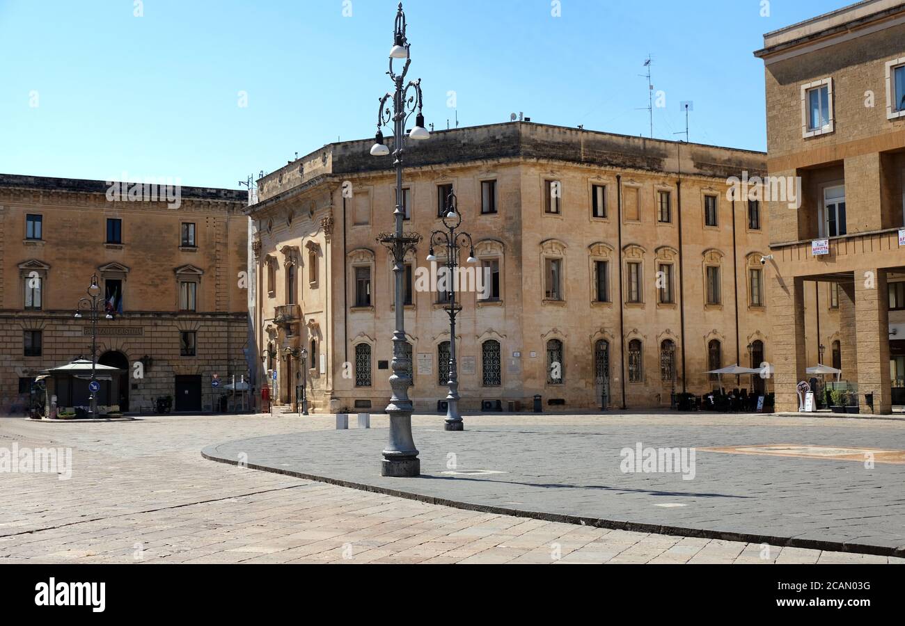 Lecce Centro Storico Stock Photo - Alamy