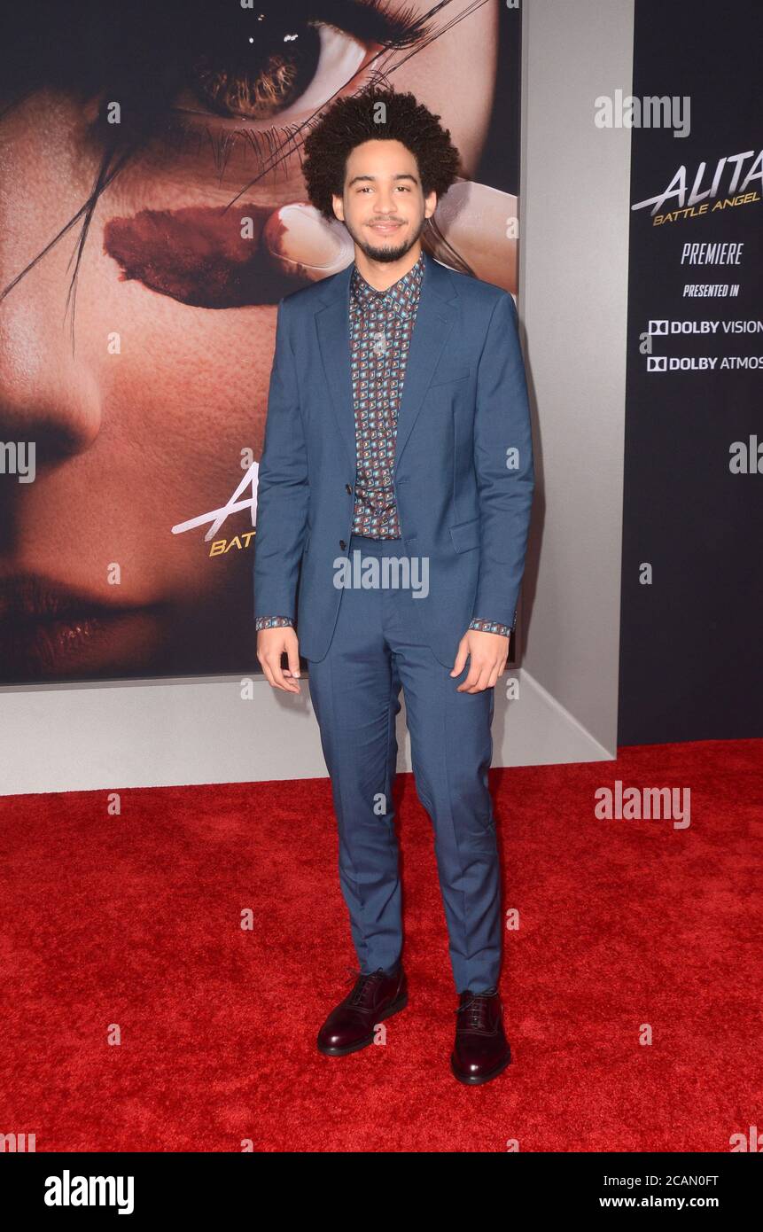 LOS ANGELES - FEB 5: Jorge Lendeborg Jr. at the "Alita: Battle Angel ...