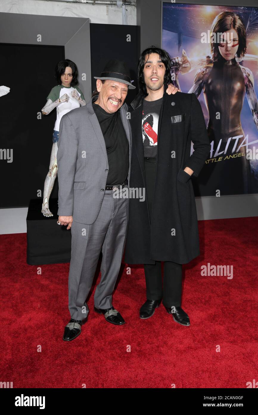 LOS ANGELES - FEB 5: Danny Trejo, Gilbert Trejo at the "Alita: Battle ...