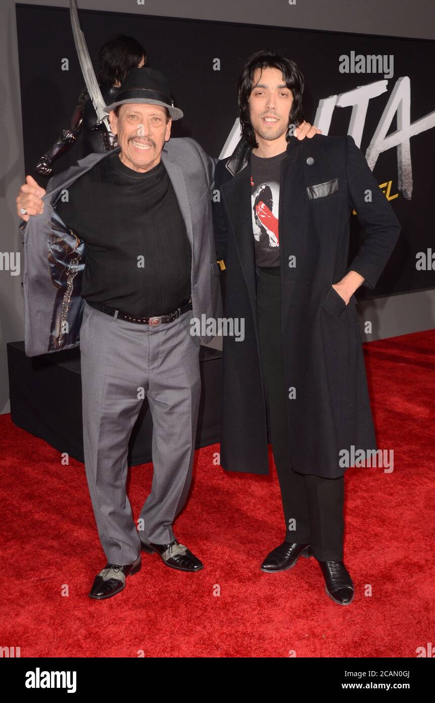 LOS ANGELES - FEB 5: Danny Trejo, Gilbert Trejo at the "Alita: Battle ...