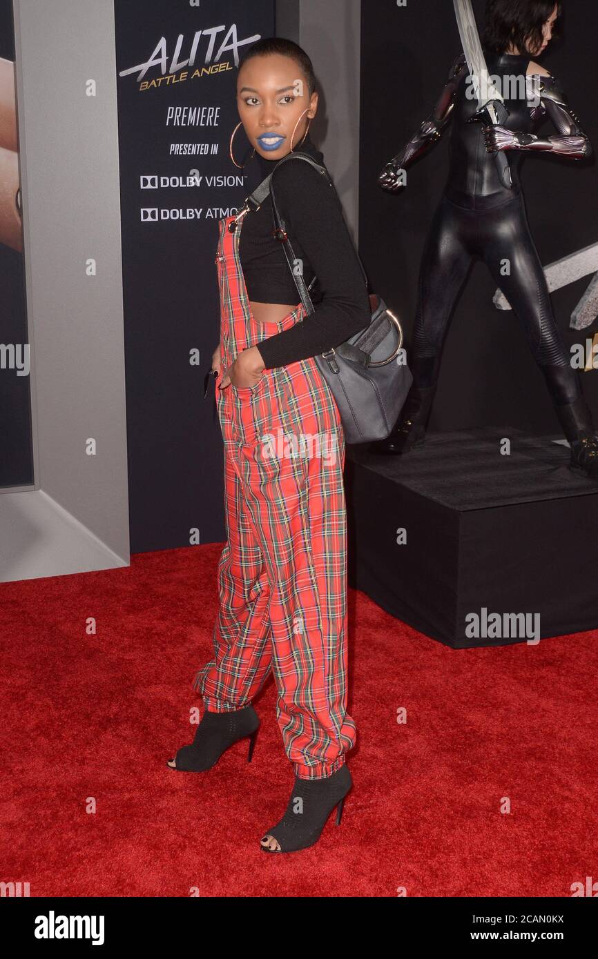 LOS ANGELES - FEB 5: Carrie Bernans at the "Alita: Battle Angel ...